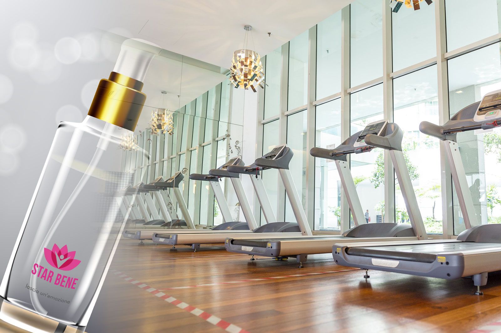 PROFUMATORE SPRAY AMBIENTE PER WELLNESS, SPA, PALESTRE E CENTRI BENESSERE